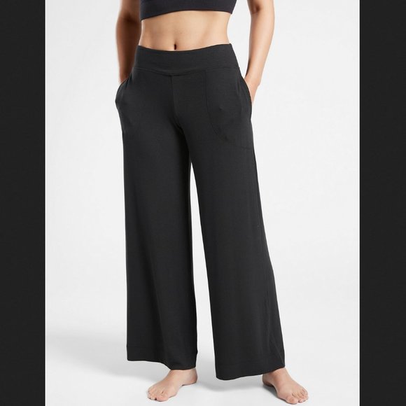 Athleta | Intimates & Sleepwear | Athleta Black Well Rested Rib Sleep ...